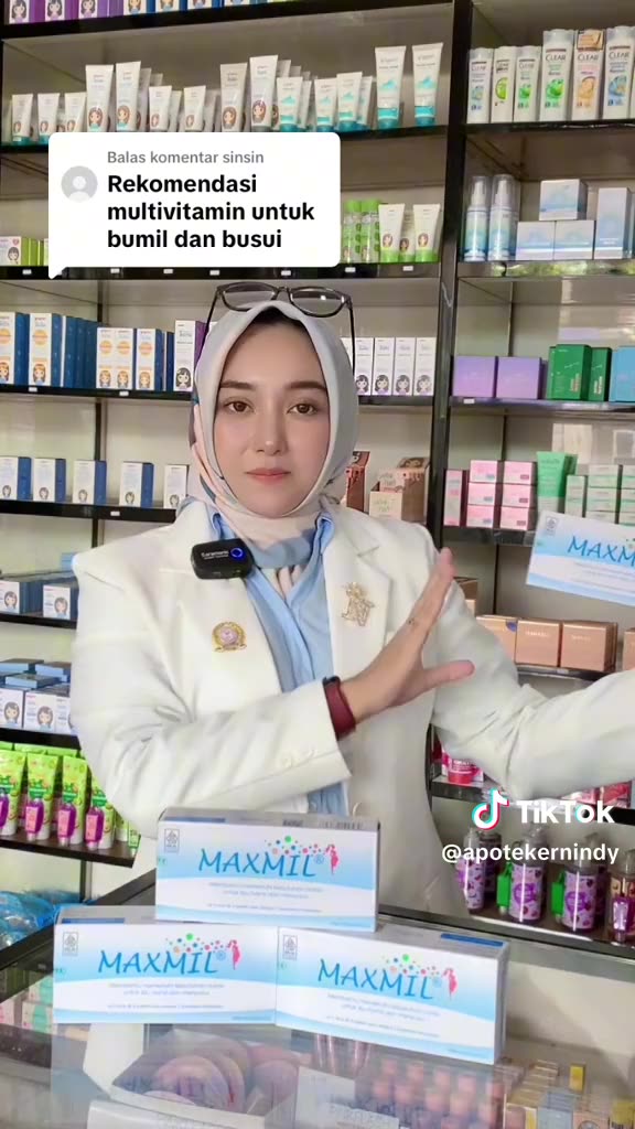 Jual MAXMIL 1 BOX 30 TABLET | Vitamin Ibu Hamil | Suplemen Asam Folat ...