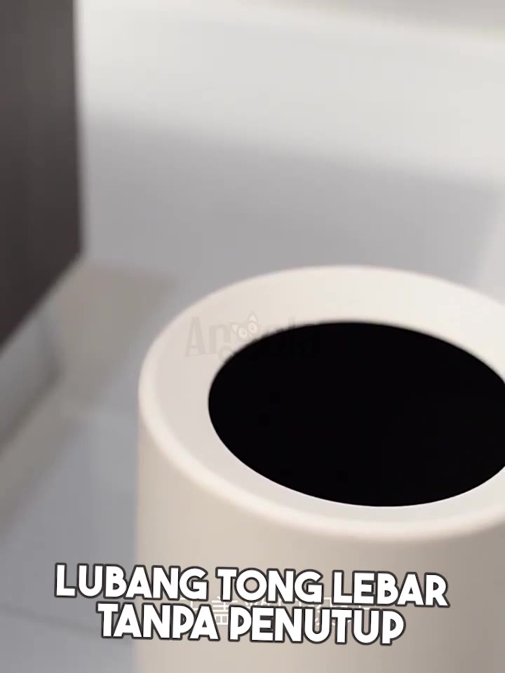 Jual ANGOLA Tempat Sampah Bulat E100 Trash Bin / Tong Sampah Plastik ...