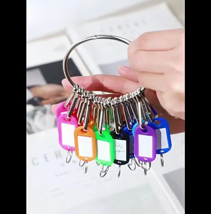 Jual 1Pcs Tag Gantungan Kunci Label Nama Keychan Ring Name Tag Ganci ...