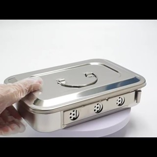 Jual Bak Instrument Tray Stainless Steel Autoclaveable Dental Tray Bak ...