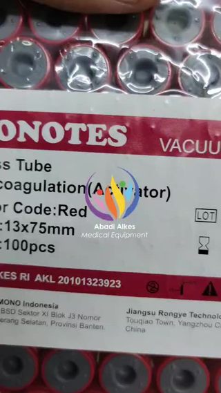 Jual TABUNG PLAIN PROCOAGULATION ACTIVATOR 3ML VACUM TUBE 3ML GLASS ...