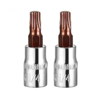 Jual 6pcs Mata Kunci Shock Bintang Set 1/4”Mata Hex Bit Socket Mata ...