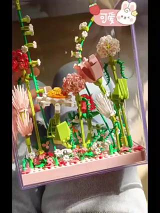 Jual XiNZ Bricks Bunga /Bunga Bata / Bunga Buket Nano Block / Bangunan ...