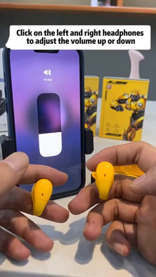 Jual Monster x Transformers TF-T05 TWS Wireless Bluetooth Earphone Ear ...