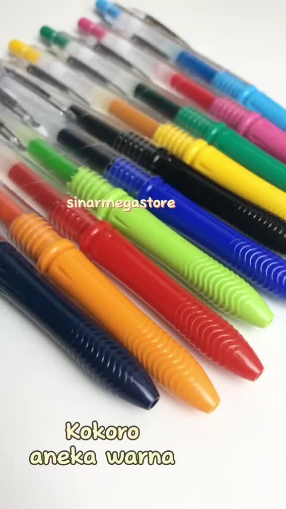 Jual Pulpen Gel Kokoro Zebra Kokoro Color 0,5mm Pulpen Gel Warna ...