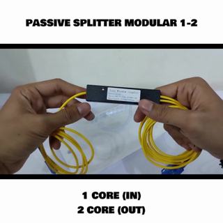 Jual Passive splitter / pasif spliter 1:2 fiber optic splitter | Shopee ...