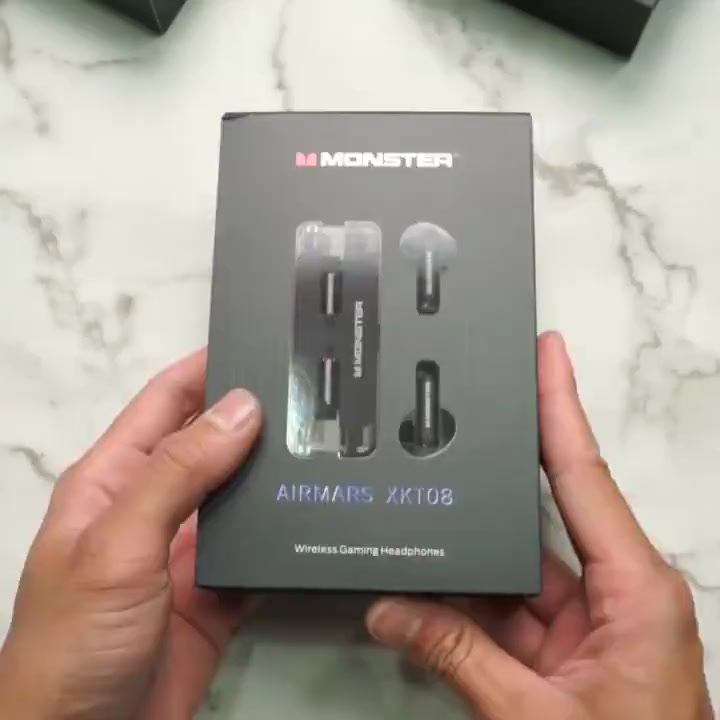 Jual Monster XKT08 Gaming Earphone True Wireless Bluetooth 5.3 Headset ...