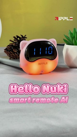 Jual RIPPLE Smart AI AC Remote bebek pintar TV AC Night Lamp Alarm NUKI ...