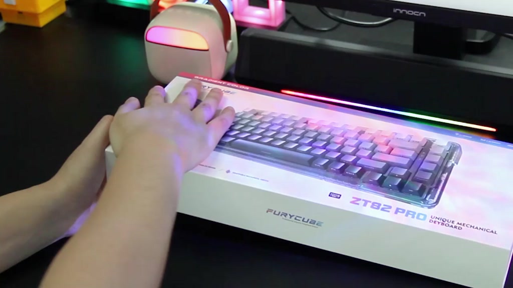 Jual ZIFRIEND ZT82 Gamer Keyboard Transparent Mechanical Keyboard ...