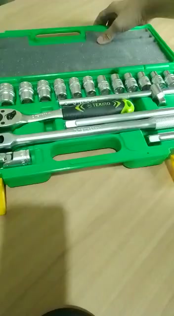 Jual KUNCI SOCK SET 24 PCS PVC TEKIRO HAND MATA SOK SHOCK SOCKET 24PCS BOX PLASTIK 6 12 PT 6PT ...