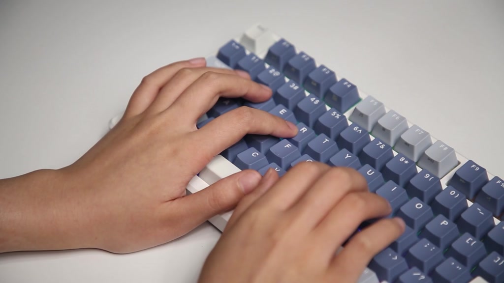 Jual Royal Kludge RK M75 Ocean Blue 81 key Gasket Struktur TFT Gaming ...