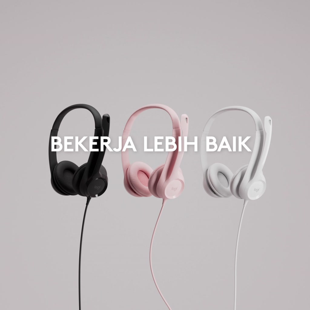 Jual Logitech H390 Headset Stereo Usb Dengan Mikrofon Noise Cancelling 8377