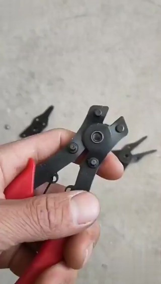 Jual JLD Tang Snap Ring 4in1 Circlip Tekan Buka Tutup Bengkok Tang set ...