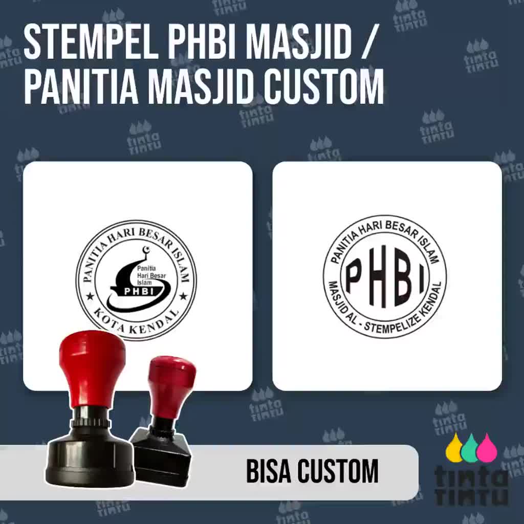 Jual Stempel PHBI Masjid / Panitia Masjid Custom | Shopee Indonesia
