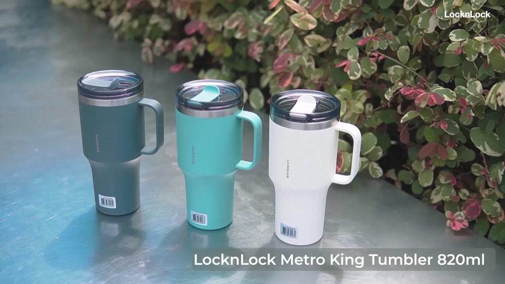 Jual LocknLock Metro King Tumbler 820ml - LHC4326 | Shopee Indonesia
