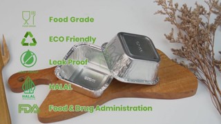Jual Alumunium Foil Tray Cup OX 100 Macaroni Schotel Klapertart Pastel Tutup Brownies Cake Bolu ...