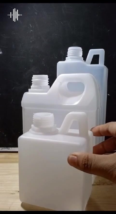 Jual Jerigen Jrigen jerrycan PUTIH NATURAL 1L 1 L liter kotak Pendek ...