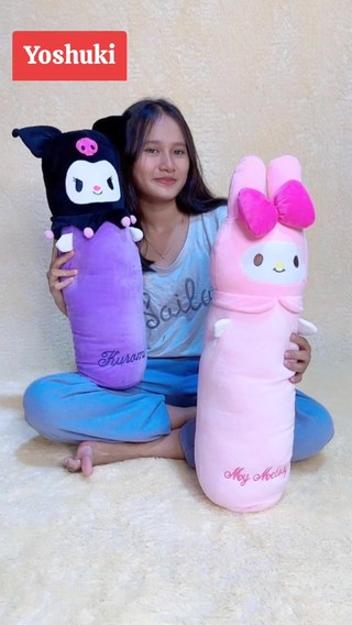 Jual Boneka Guling Boneka My Melody 80cm Bahan Plush Karakter Kuromi ...