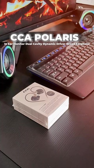 Jual CCA Polaris In Ear Monitor Dual Cavity Dynamic Driver Wired Earphone | Shopee Indonesia