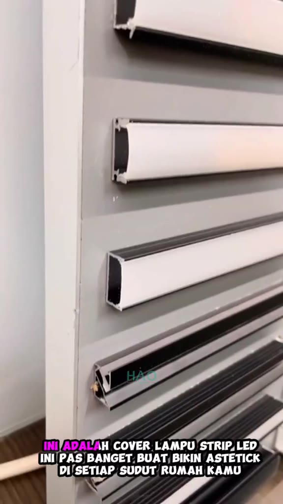 Jual Cover Lampu Aluminium Kap Led Strip 1m / 100 cm Tapeguard Led ...