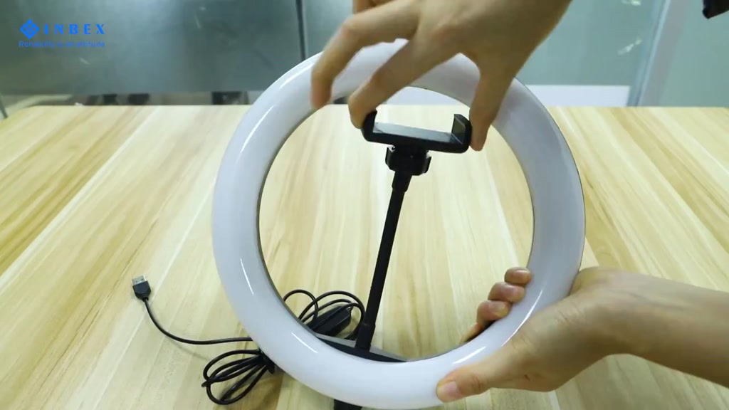 Jual INBEX Ring Light LED 26CM/Lamp 20 cm Make Up Vlog Lamp Ringlight ...