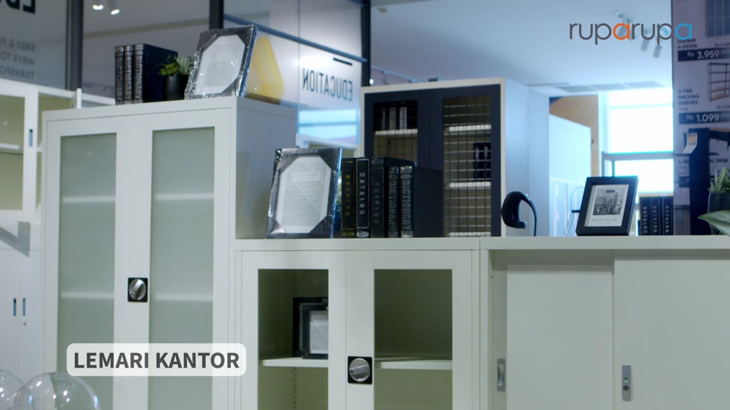 Jual Informa Lemari Arsip Kantor Metal 2 Pintu High - Putih File ...