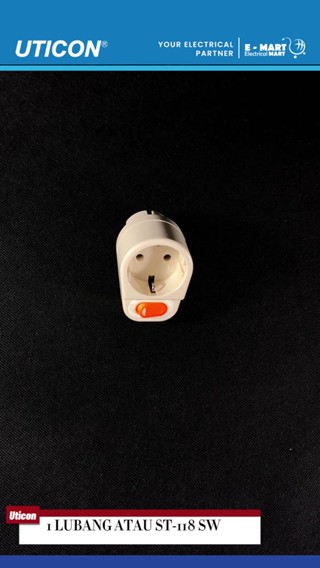 Jual UTICON Steker T ARDE + SAKLAR SC-382 Colokan T Swich On/Off ...