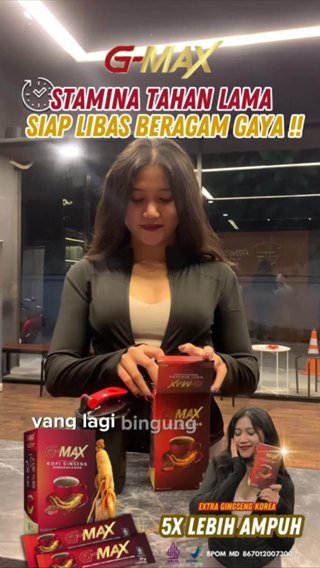 Jual KOPI GMAX Kopi Gingseng Kopi Penambah Stamina Pria Original BPOM - Suplemen Kopi Kuat Tahan ...