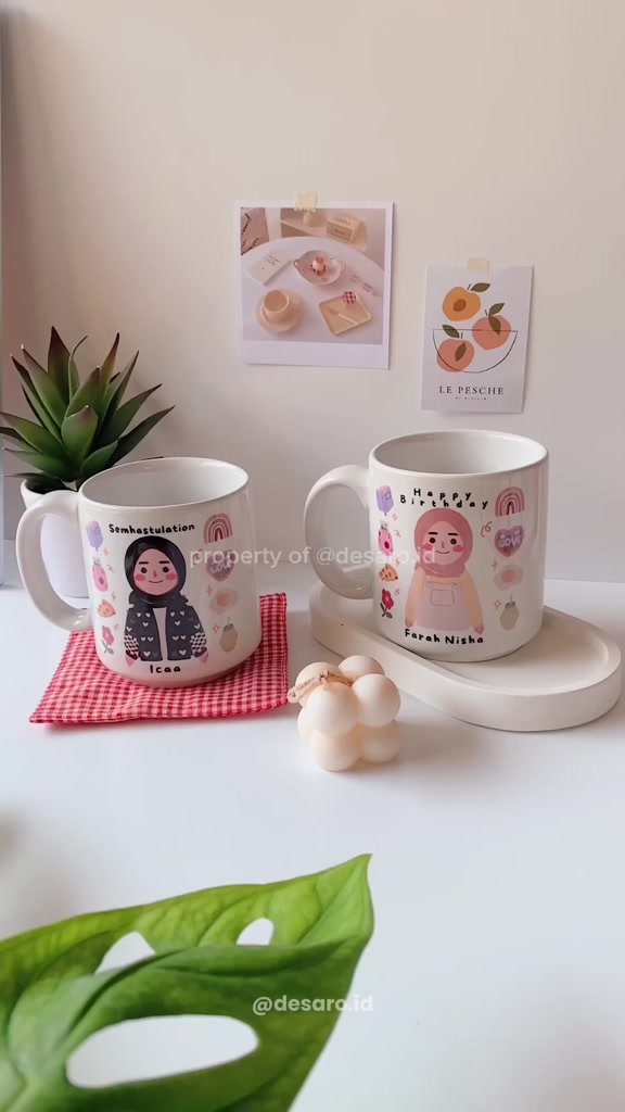 Jual MUG GELAS CUSTOM NAMA AESTHETIC / MUG WISUDA / MUG KARAKTER / KADO ...