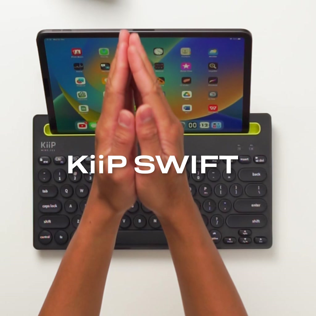 Jual KiiP Wireless Swift02 Keyboard Bluetooth Multi-Device Dual Mode ...