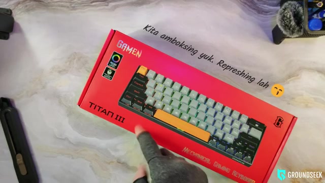 Jual Gamen Titan V / 5 Wired Gaming Keyboard 60% Mechanical Garansi ...