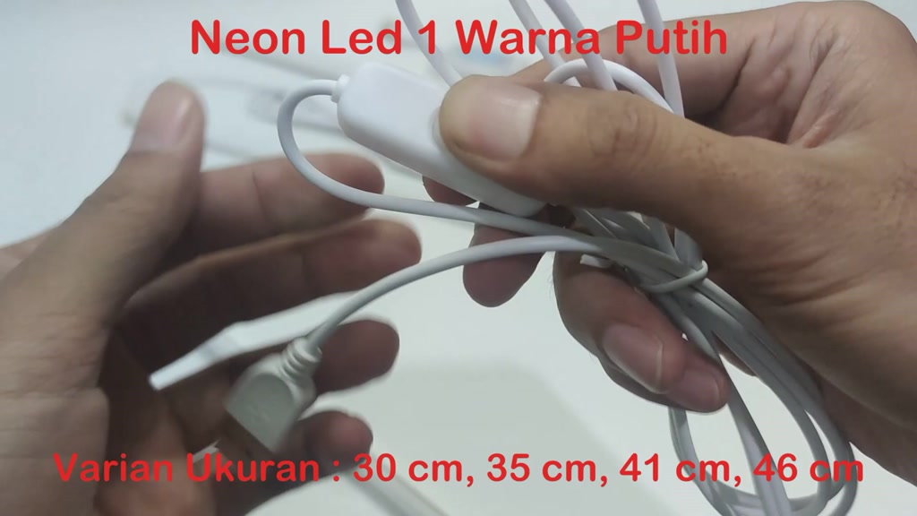 Jual Lampu Neon Panjang Strip Tabung LED USB Belajar Kerja Rumah Dapur ...