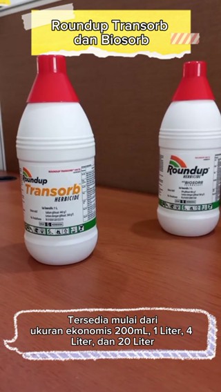 Jual Roundup Biosorb 486 SL 1L Round Up Transorb 440 SL 1 Liter Weed Up ...