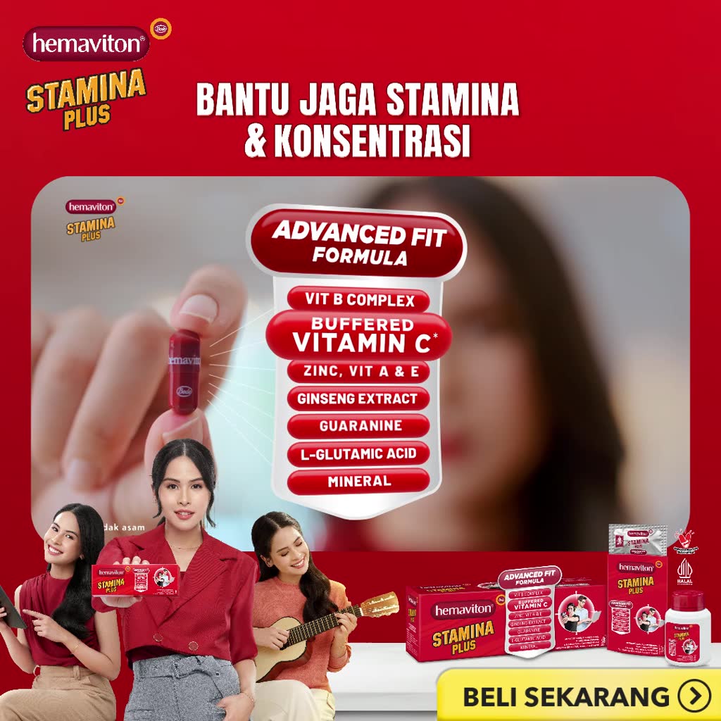Jual hemaviton Stamina Plus Multivitamin Botol isi 30 kapsul [Exp : 06. ...