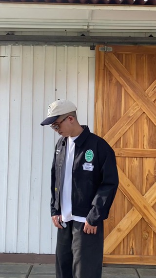 Jual Hanoon Industries – Work Jacket Boxy Fit Black Stre Alliance ...