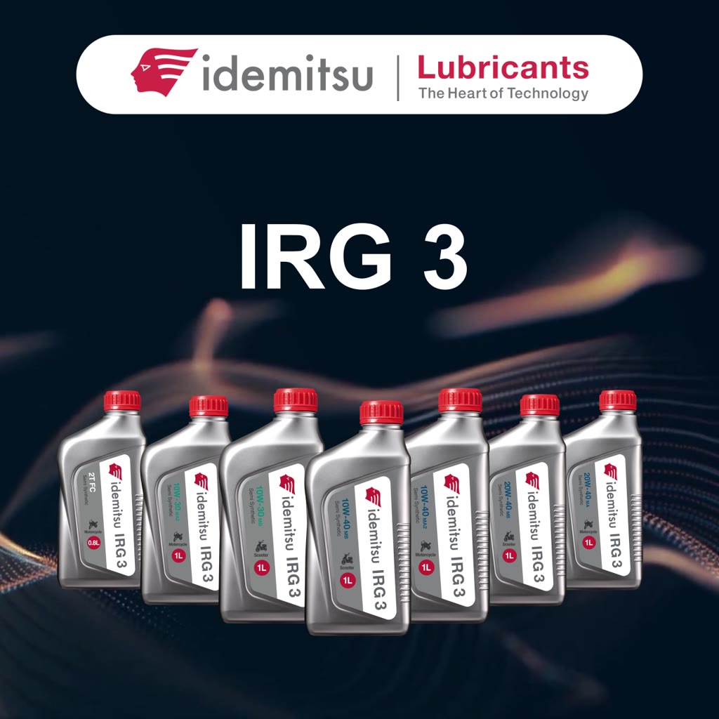 Jual IDEMITSU IRG3 10W-40 MB Synthetic Motorcycle Matic Oil (Oli Mesin ...