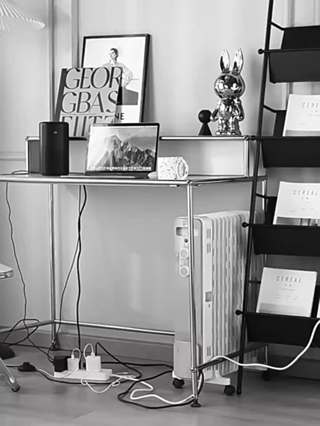 Jual Rak Penyimpanan Kabel Cable Management Tray Under Desk Organizer ...