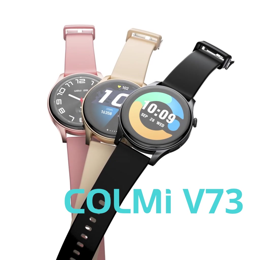 Jual COLMI V73 smart watch layar AMOLED tampilan AOD panggilan ...