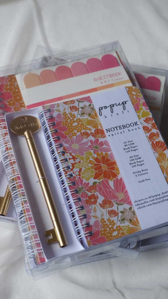 Jual Notebook Spiral | Planner Kit | Paket Buku Harian | Notebook Kit ...