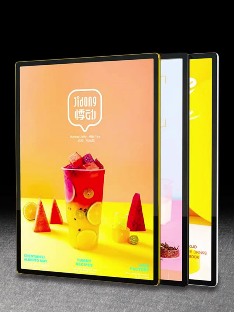 Jual Spin X Slim Light neon Box Menu Display For Wall Mount|LED cafe ...