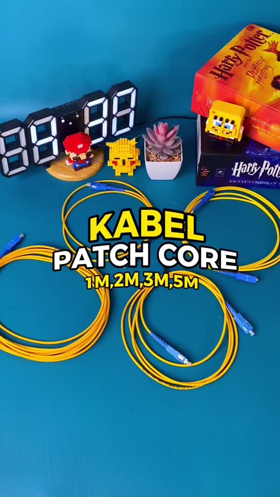 Jual Kabel Fiber Optic Patch Cord Warna Kuning 1M 2M 3M 5M FO Patch Cord Single Mode SC-SC 1PCS ...