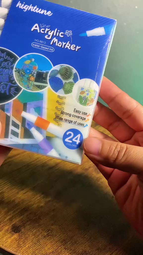 Jual Hightune Acrylic Marker Set Spidol Akrilik DIY Painting Spidol ...