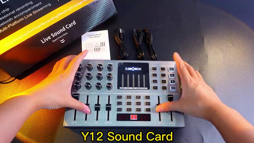 Jual Siborie OTG Digital live soundcard Y12 dilengkapi dengan kabel OTG ...