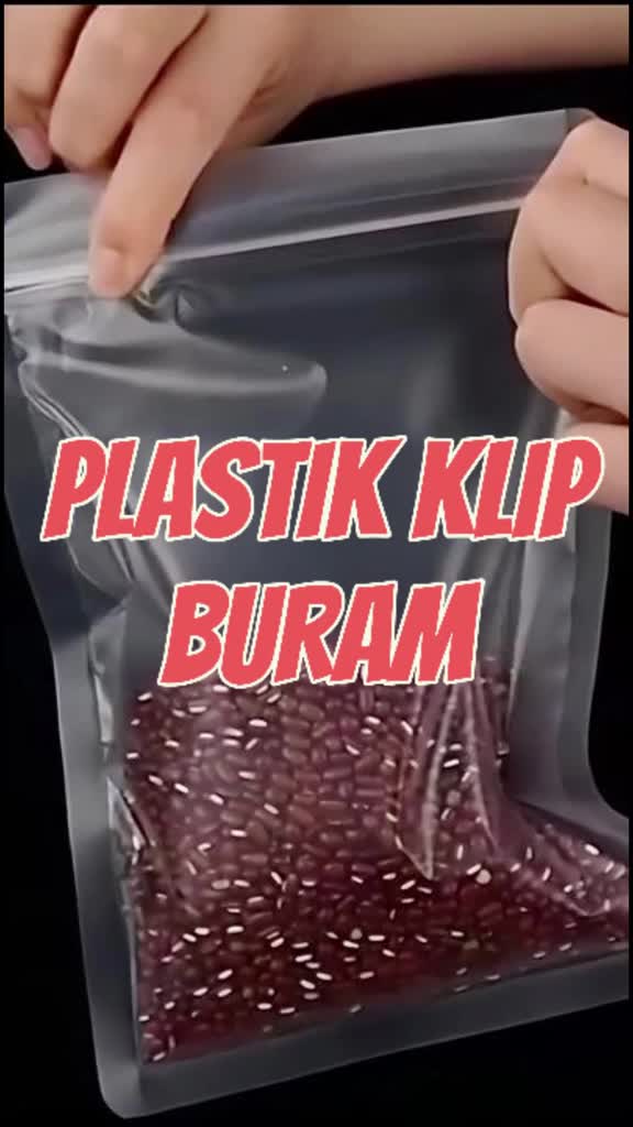 Jual 100 PCS - Plastik Klip Ziplock MATTE DOFF Buram | Kantong Kemasa ...