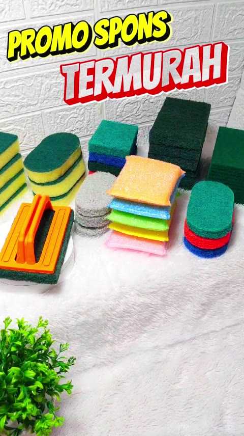 Jual Spon Cuci Piring 3M Scotch Brite Sabut Hijau Susemi Anti Bacteria ...