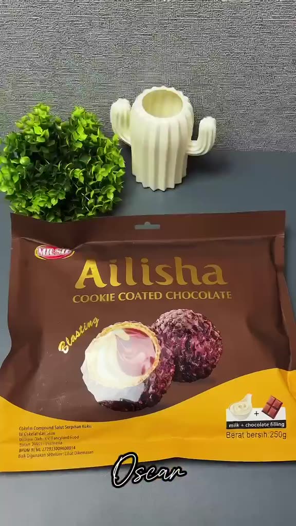 Jual Ailisha Golden Chocolate & Ailisha Cookie Coated Chocolate ...