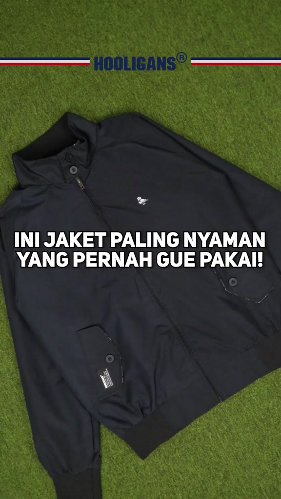 Jual Hooligans Harrington Jacket Harry PJ - Black | Shopee Indonesia