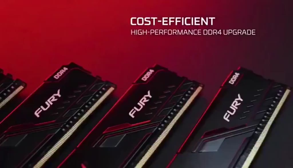 Jual RAM Kingston HyperX FURY NEW DDR4 16GB 8GB 4GB 3200MHz 2666MHz 2400MHz PC4-25600 Desktop ...