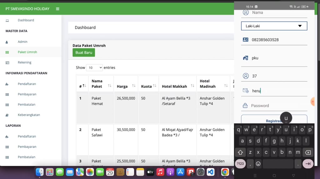 Jual Source Code Aplikasi Administrasi Pendaftaran Umroh Berbasis Web ...