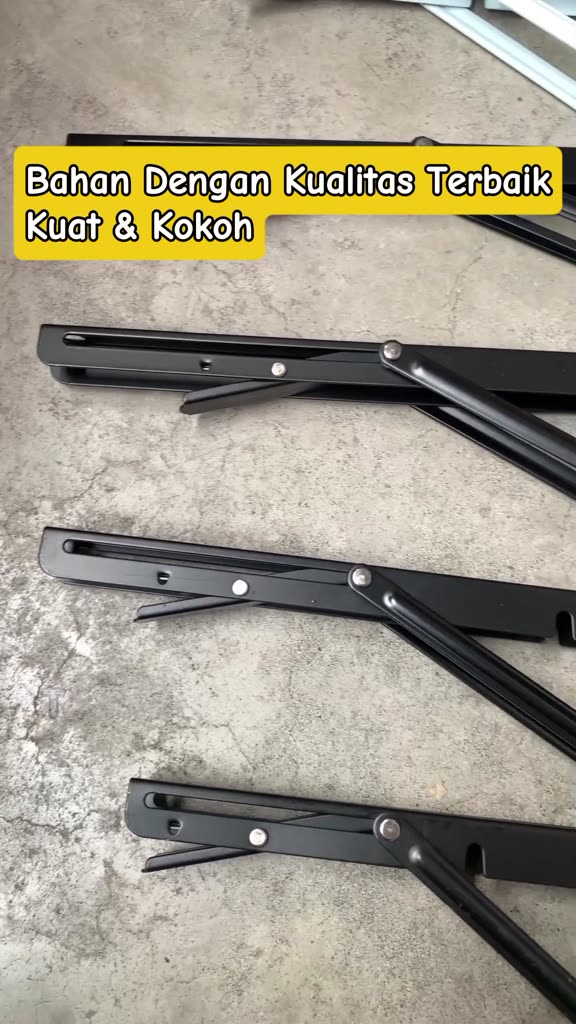 Jual Siku Rak Dinding Meja Lipat Engsel Ambalan Putih Besi Putih ...